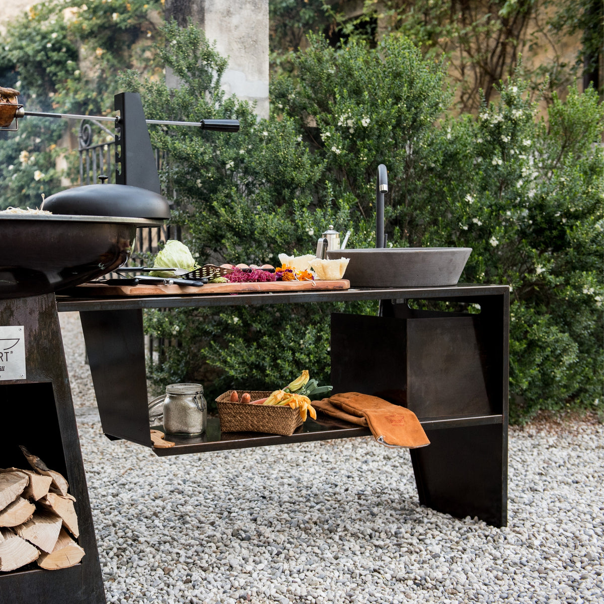Tavolo per Spolert Friulano | Tavolo outdoor per barbecue